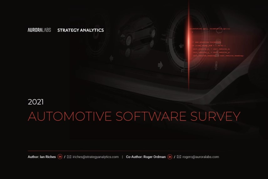 The 2021 Automotive Software Survey Report - Aurora Labs